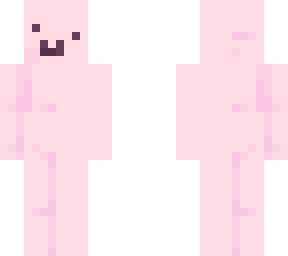 chubby blob: shaded vs. unshaded + shading | Minecraft Skin