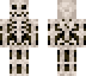 Creepy Skeleton Base Wide | Minecraft Skin