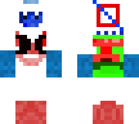 dig dug a.k.a taizo hori retro arcade video game character | Minecraft Skin