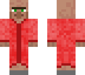 Improved Villager (Red Suit) | Minecraft Skin