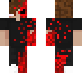 Red Corruption Skin | Minecraft Skin