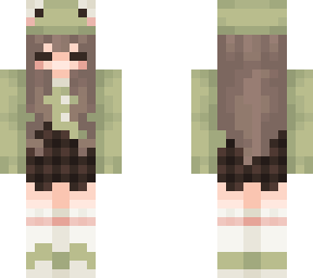 frog girl | Minecraft Skins