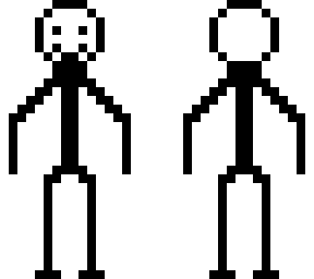 stickman stickmanning with tiny tweak | Minecraft Skin