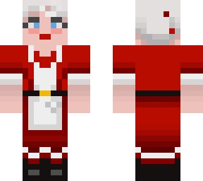 Mrs. Claus - Xbox 360 Festive Skin Pack | Minecraft Skin