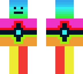 cubo de geometry dash | Minecraft Skins