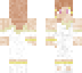 white and gold | Minecraft Skins