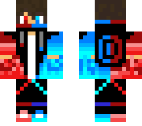 Blue and Red | Minecraft Skin
