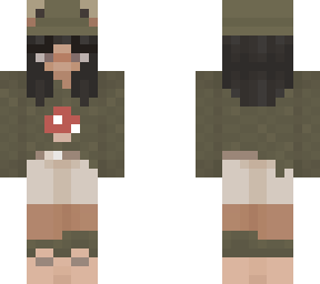 frogger girl | Minecraft Skin