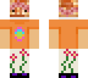 human with pancakes head | Minecraft Skin