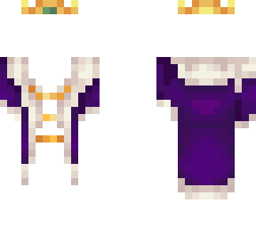 Purple skin robe | Minecraft Skin