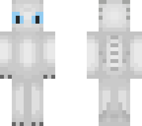 White Night Fury V2 (White Toothless) | Minecraft Skin