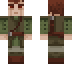 Wood Elf Archer - Xbox 360 The Elder Scrolls V: Skyrim | Minecraft Skin
