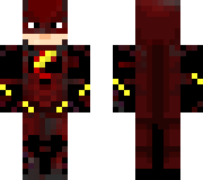 Barry Allen variant with batsuit The Flash | Minecraft Skin