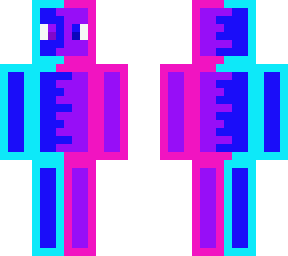 Blue to purple | Minecraft Skin