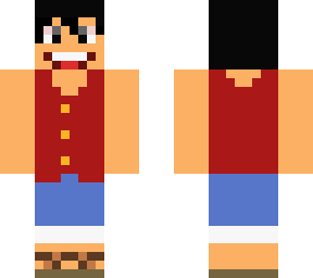 luffy no hat | Minecraft Skins