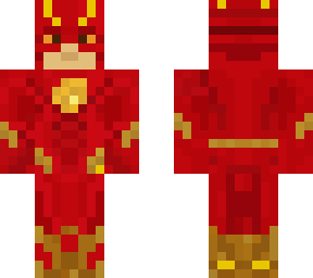 The Flash Running | Minecraft Skin