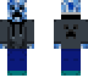 blauer Creeper | Minecraft Skin