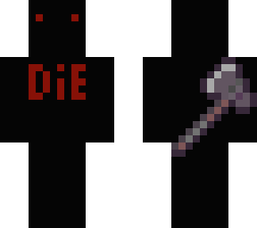 Boy with axe netherite | Minecraft Skin