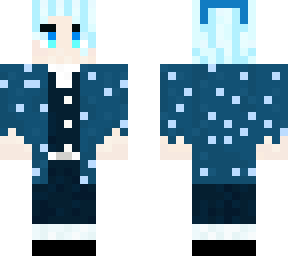 Fuyuhiko Morozov the winter/ice Hashira | Minecraft Skin