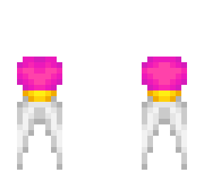 OB - Silk Pink Top w/ White Bottom | Minecraft Skin