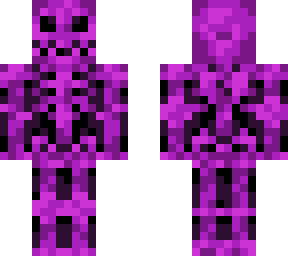 Purple skeleton by calletuben | Minecraft Skin