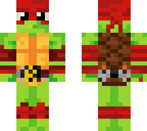 Raphael TMNT Mutant Mayhem | Minecraft Skin