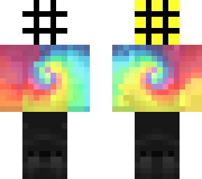 Rubiks cube head | Minecraft Skin