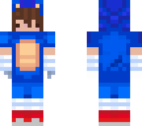 sonic woman | Minecraft Skin