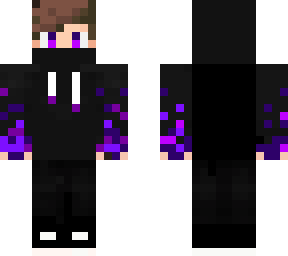 A Purple Hacker | Minecraft Skin
