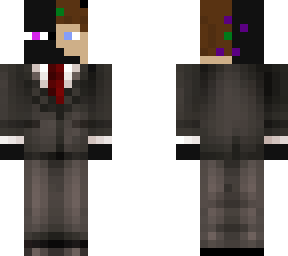 Enderman/human with suit | Minecraft Skin