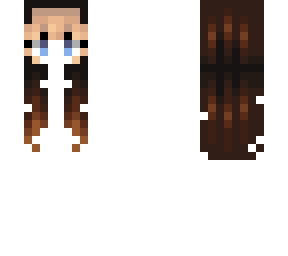 Female HB - Dark Brown w/ Blonde Bangs | Minecraft Skin