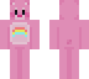 care bear cheer pink rainbow | Minecraft Skins