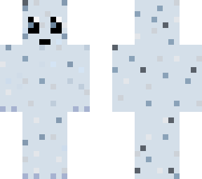 empty little blue ghost | Minecraft Skin