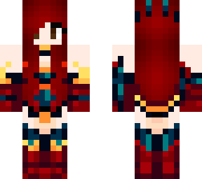 Erza Flame Empress | Minecraft Skin