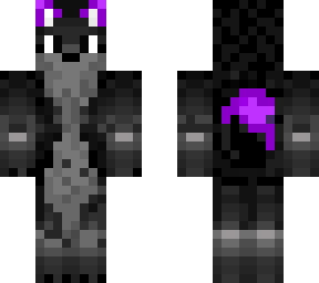 Furry Black Fox Character | Minecraft Skin