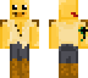 hot chicken with tattos | Minecraft Skin