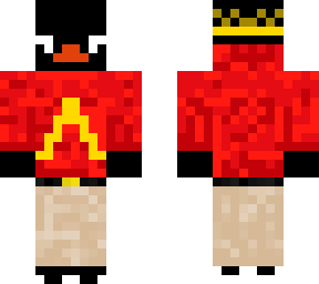 pingu with crown | Minecraft Skins