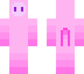 Pink Axolotl Fall Guy | Minecraft Skin