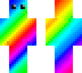 Rainbow skin! | Minecraft Skin