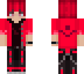 red emo boy | Minecraft Skins