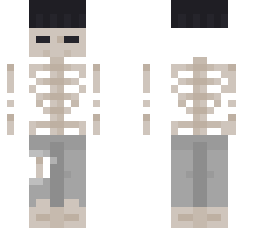 Skeleton From Minecraft Skin