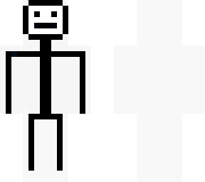 skinny stickman | Minecraft Skin