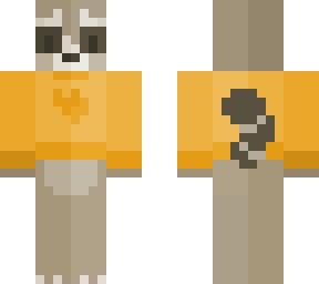 Worried Raccoon | Minecraft Skin