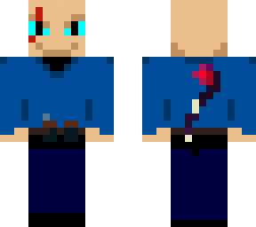 Axol (SMG4) w/ Eye Scar | Minecraft Skin