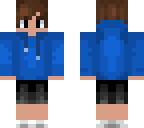 blue sweatshirt | Minecraft Skin