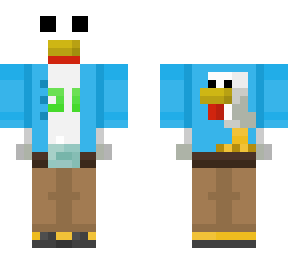 chicken with mad drip | Minecraft Skin