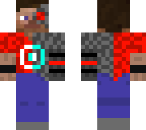 cyborg steve robot | Minecraft Skins