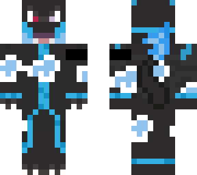 mega charizard x akatsuki with rinnegen | Minecraft Skin