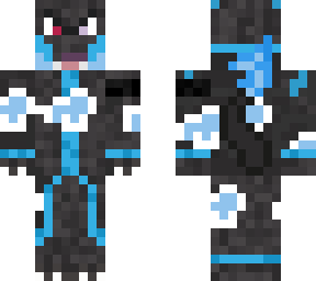 mega charizard x akatsuki with rinnegen and sharingan | Minecraft Skin