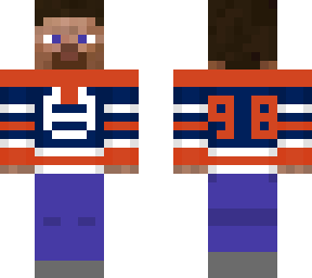Oilers Steve | Minecraft Skin